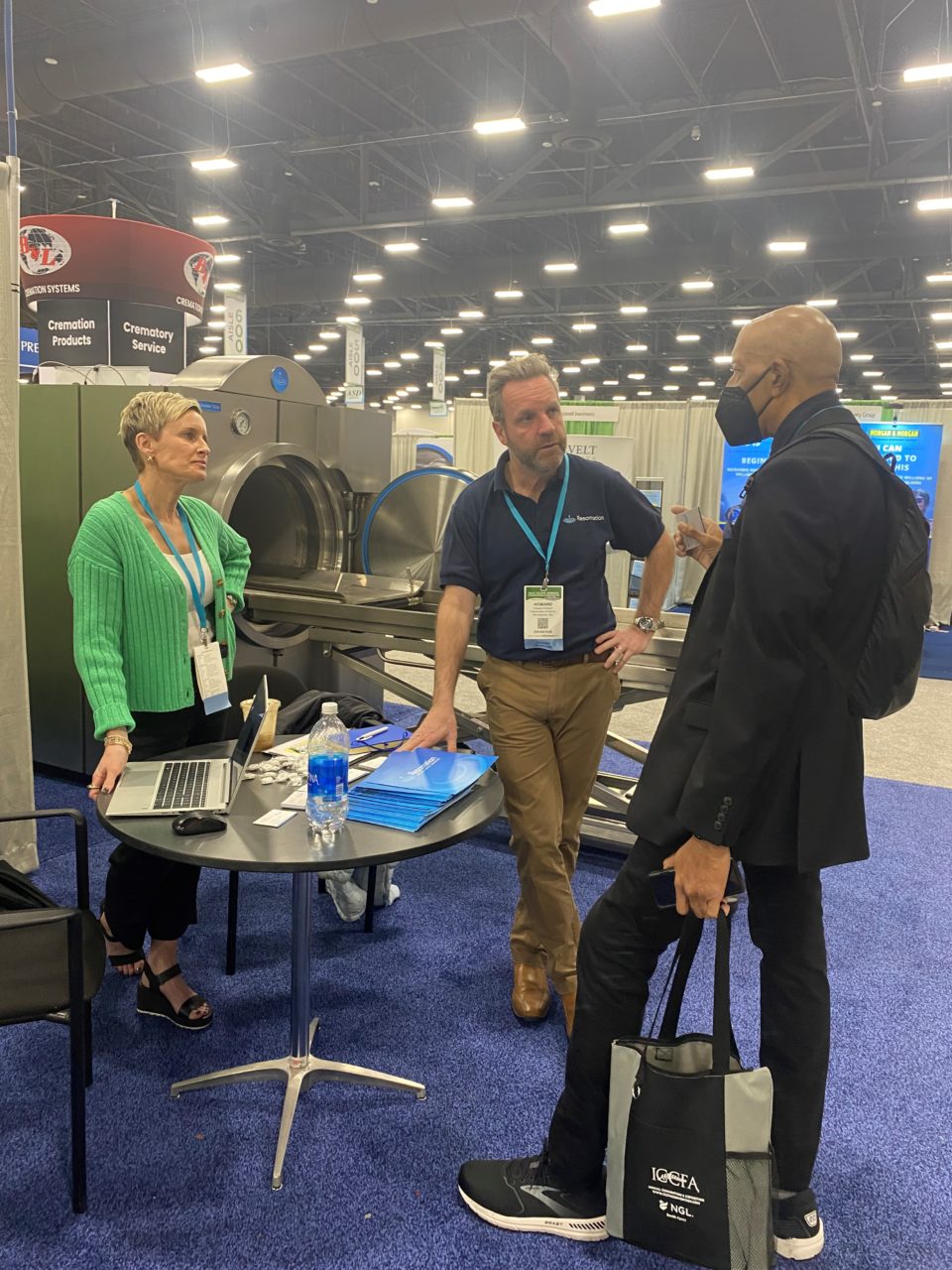 Resomation America exhibits Equipment at ICCFA conference, Las Vegas ...